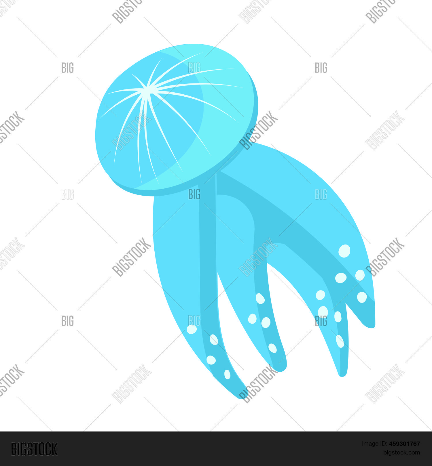 Jellyfish Cartoon Vector & Photo (Free Trial) | Bigstock