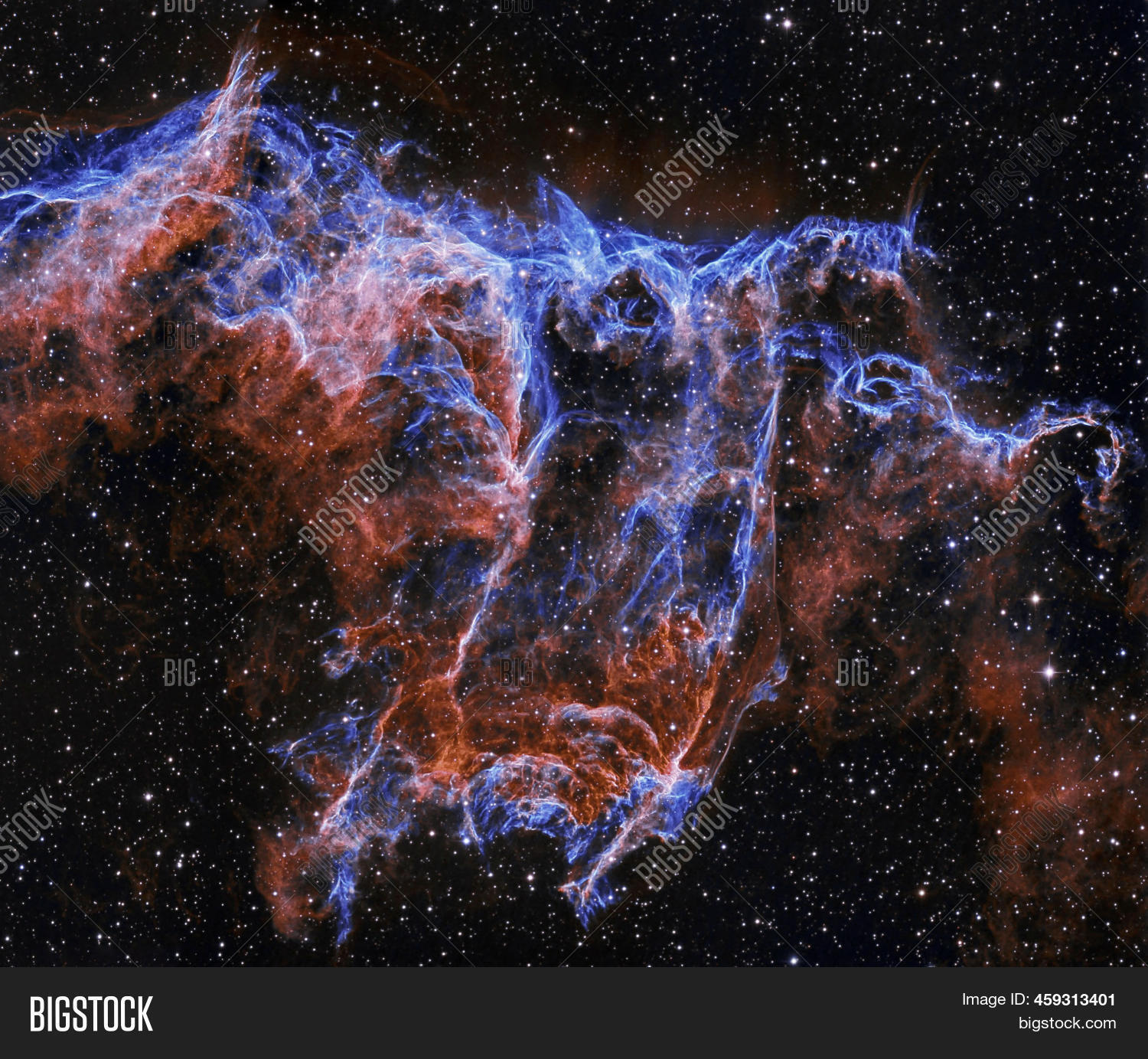 Bat Nebula Ngc 6995 Image & Photo (Free Trial) | Bigstock