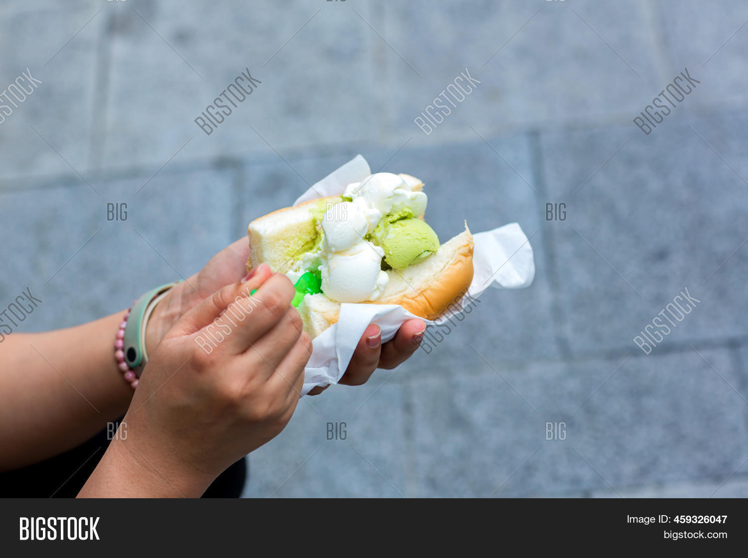 Scoops Ice Cream Put Image & Photo (Free Trial) | Bigstock