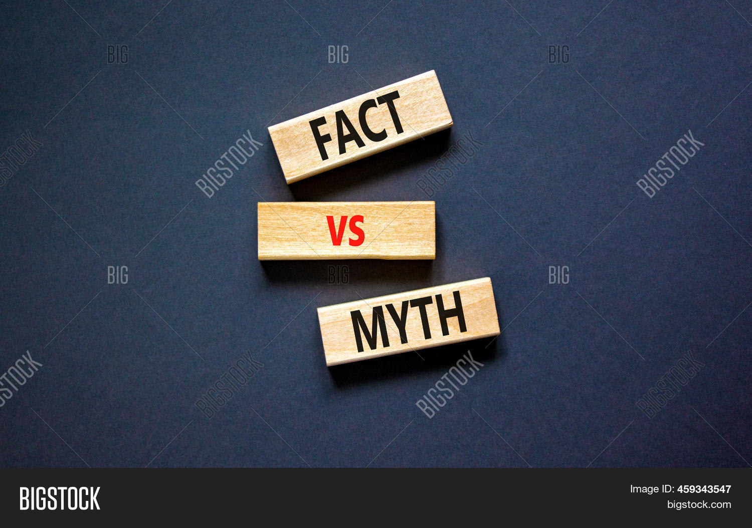 Fact Vs Myth Symbol. Image & Photo (Free Trial) | Bigstock