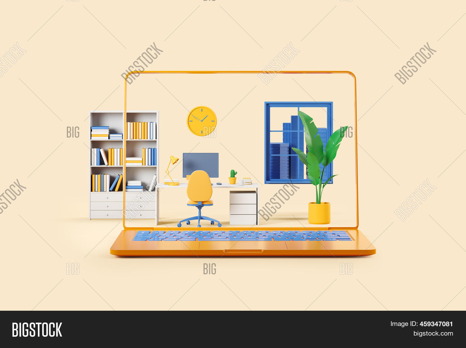 Laptop Screen Cartoon Image & Photo (Free Trial) | Bigstock
