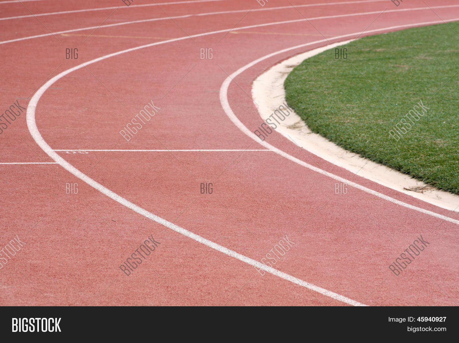 Athletics Race Track Image & Photo (Free Trial) | Bigstock
