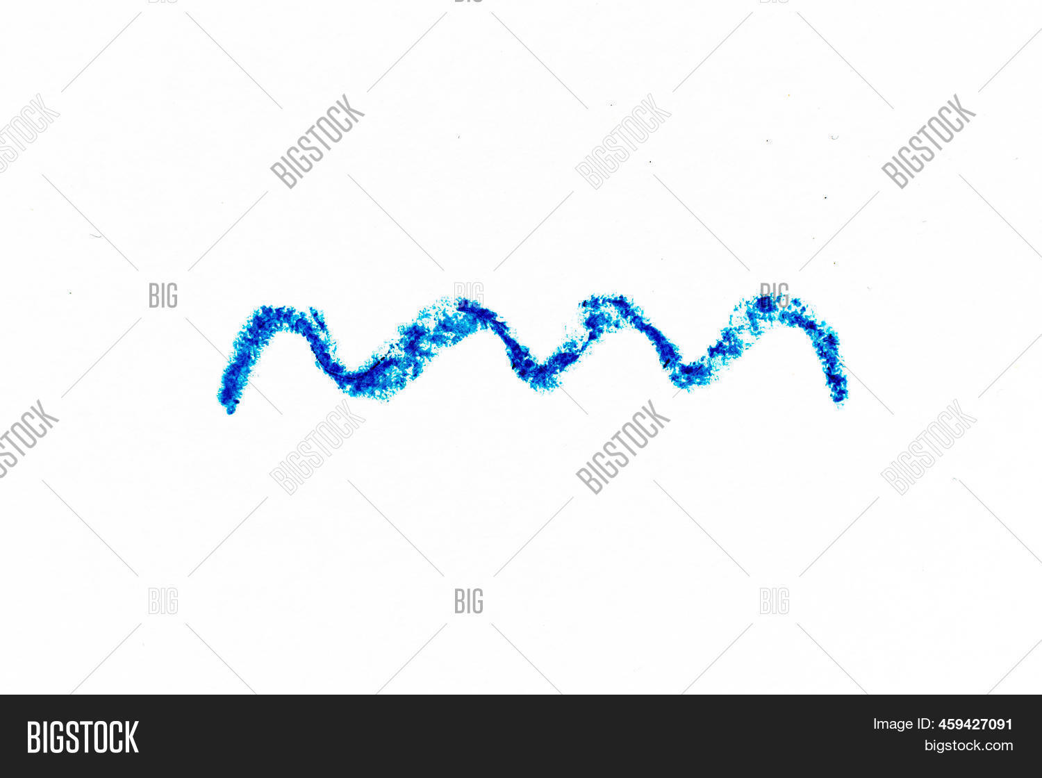 Blue Color Crayon Hand Image & Photo (Free Trial) | Bigstock