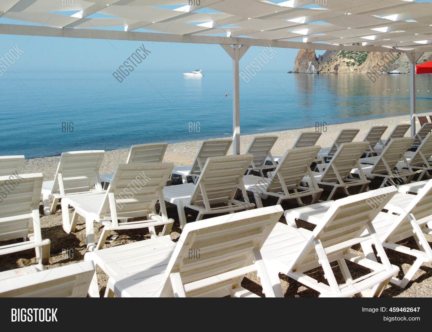 Empty Sun Loungers Image & Photo (Free Trial) | Bigstock