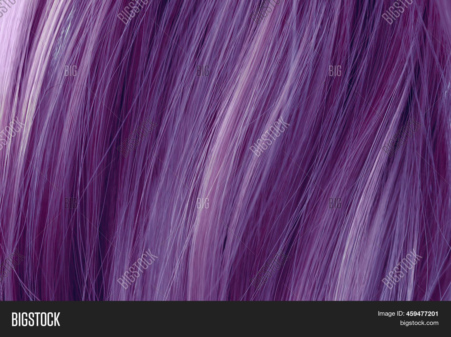 Purple Curly Hair Image & Photo (Free Trial) | Bigstock
