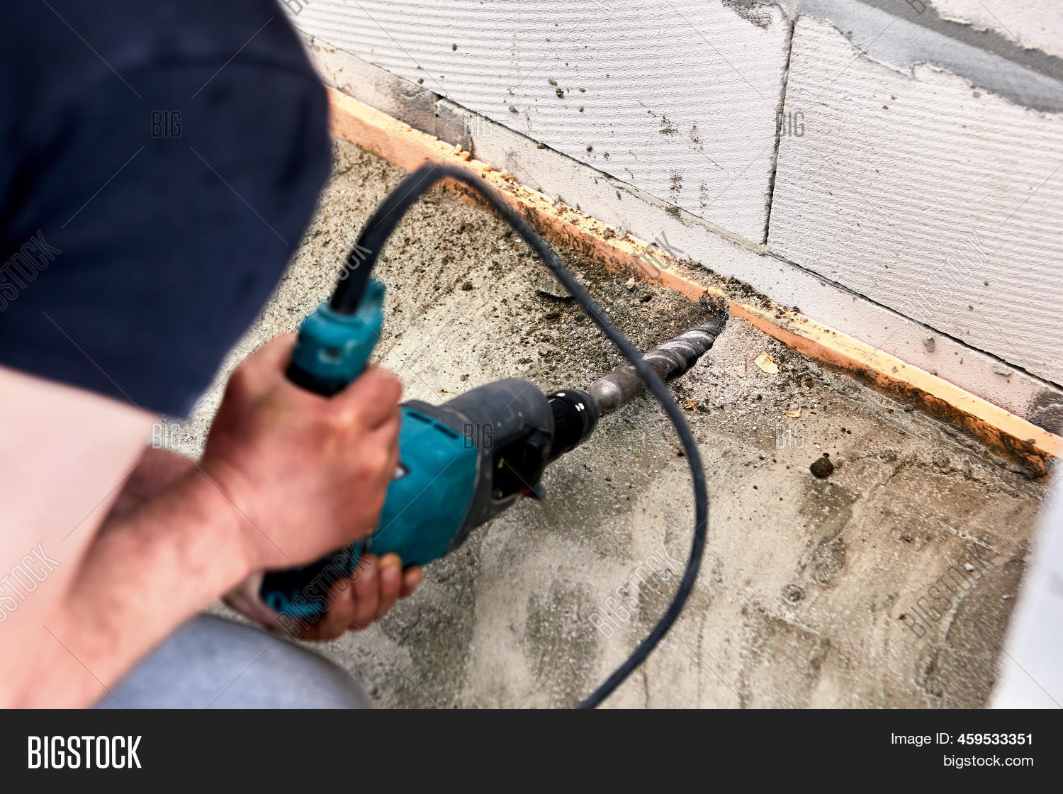 Electric Rock Drill Image & Photo (Free Trial) | Bigstock