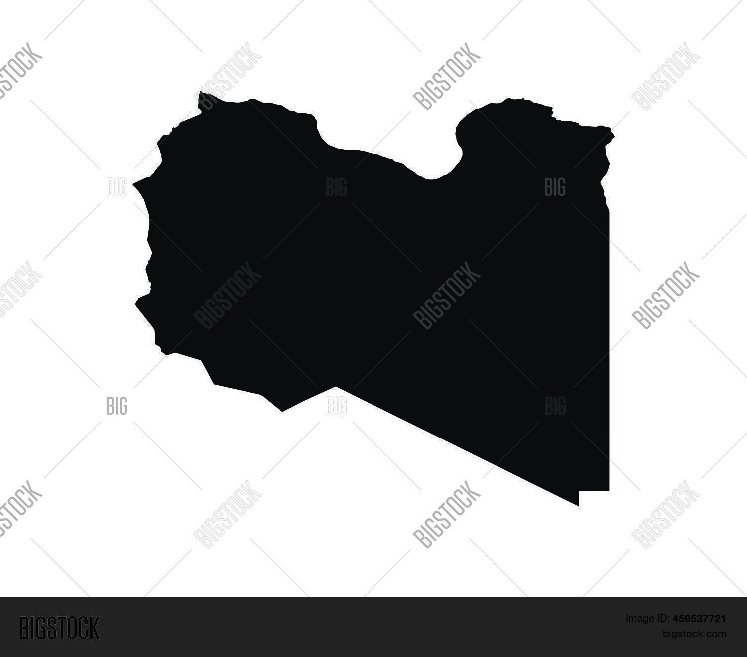 Libya Map. Libyan Vector & Photo (Free Trial) | Bigstock