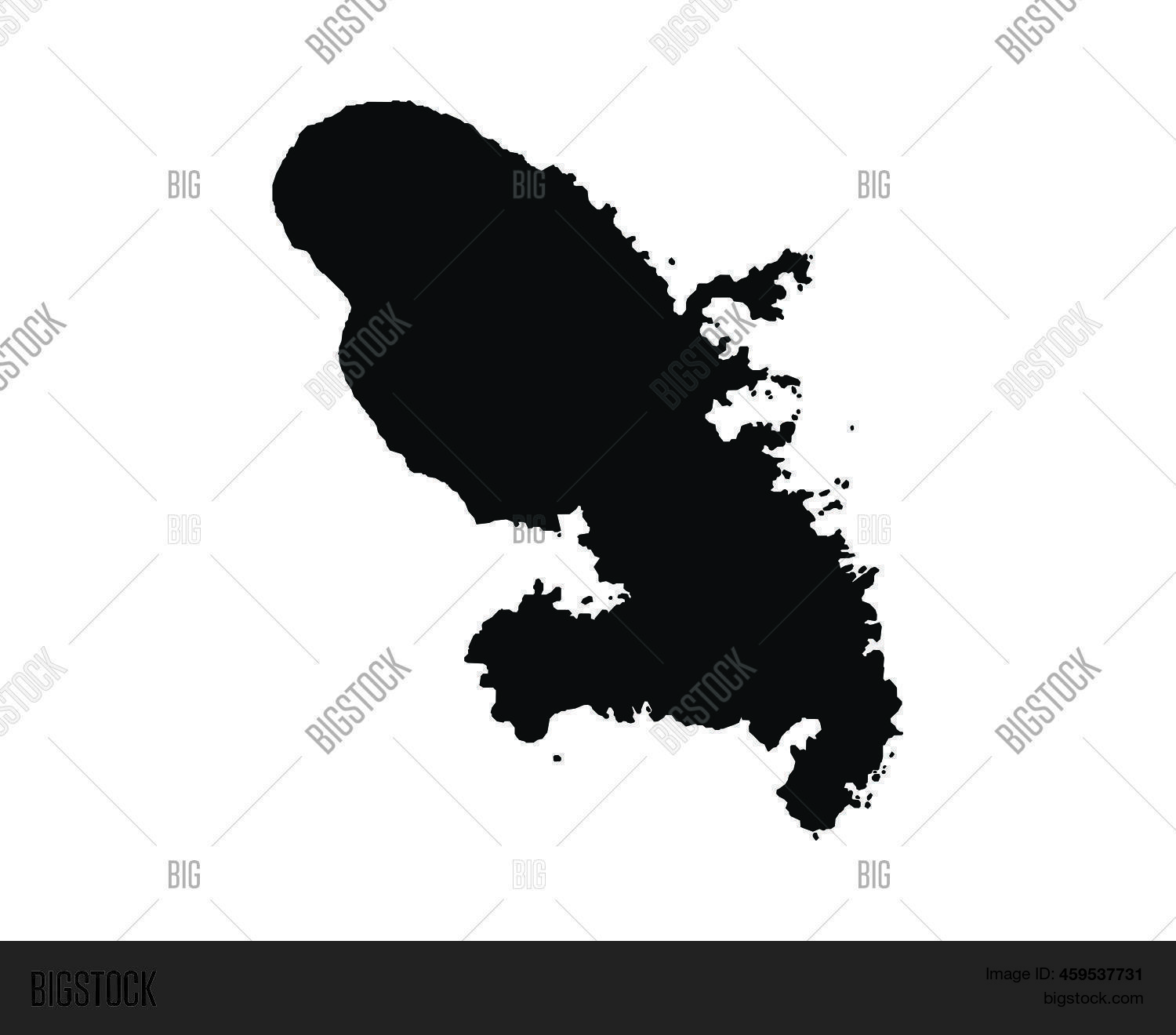 Martinique Map. Vector & Photo (Free Trial) | Bigstock