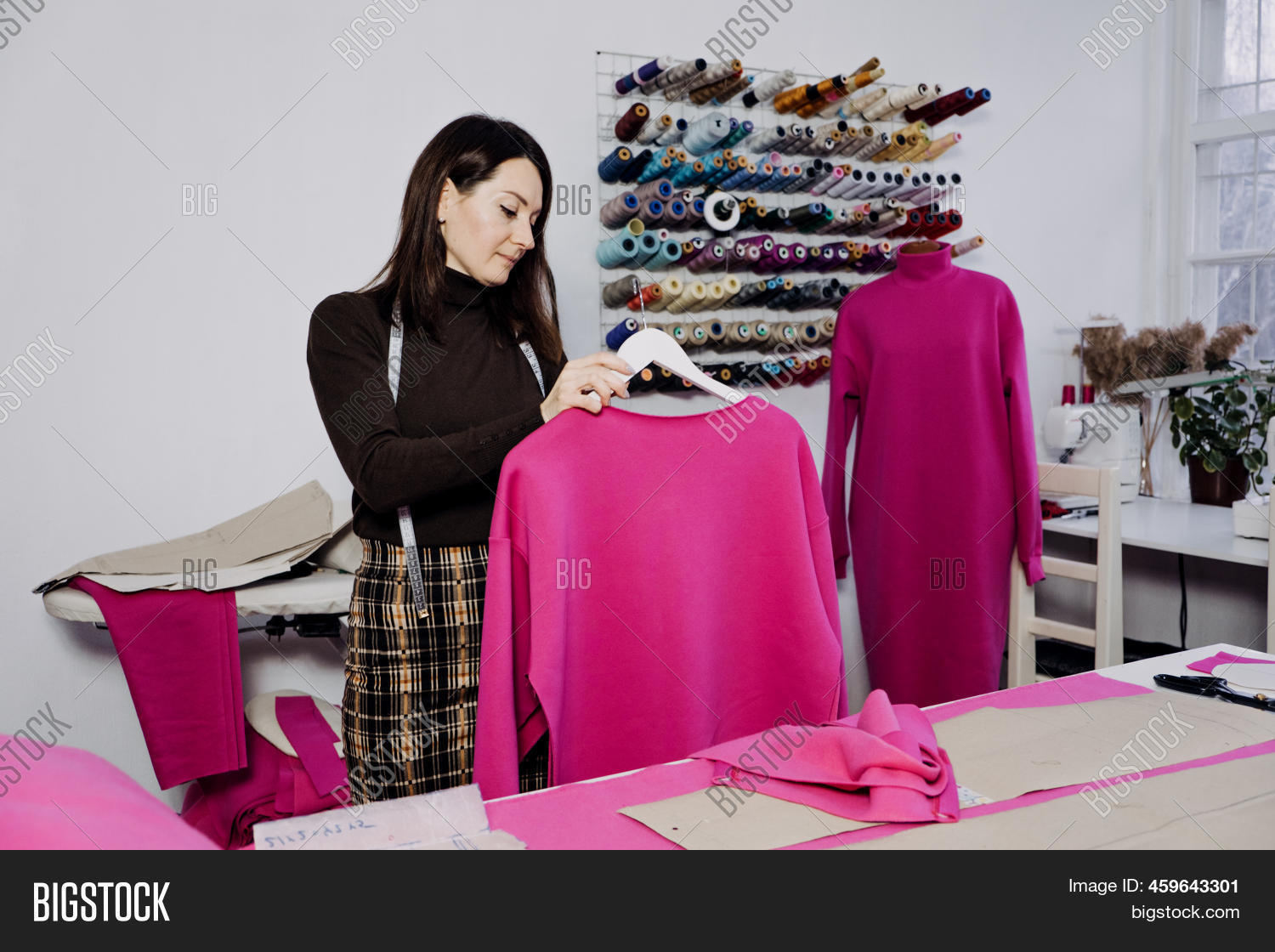Seamstress Working Image & Photo (Free Trial) | Bigstock