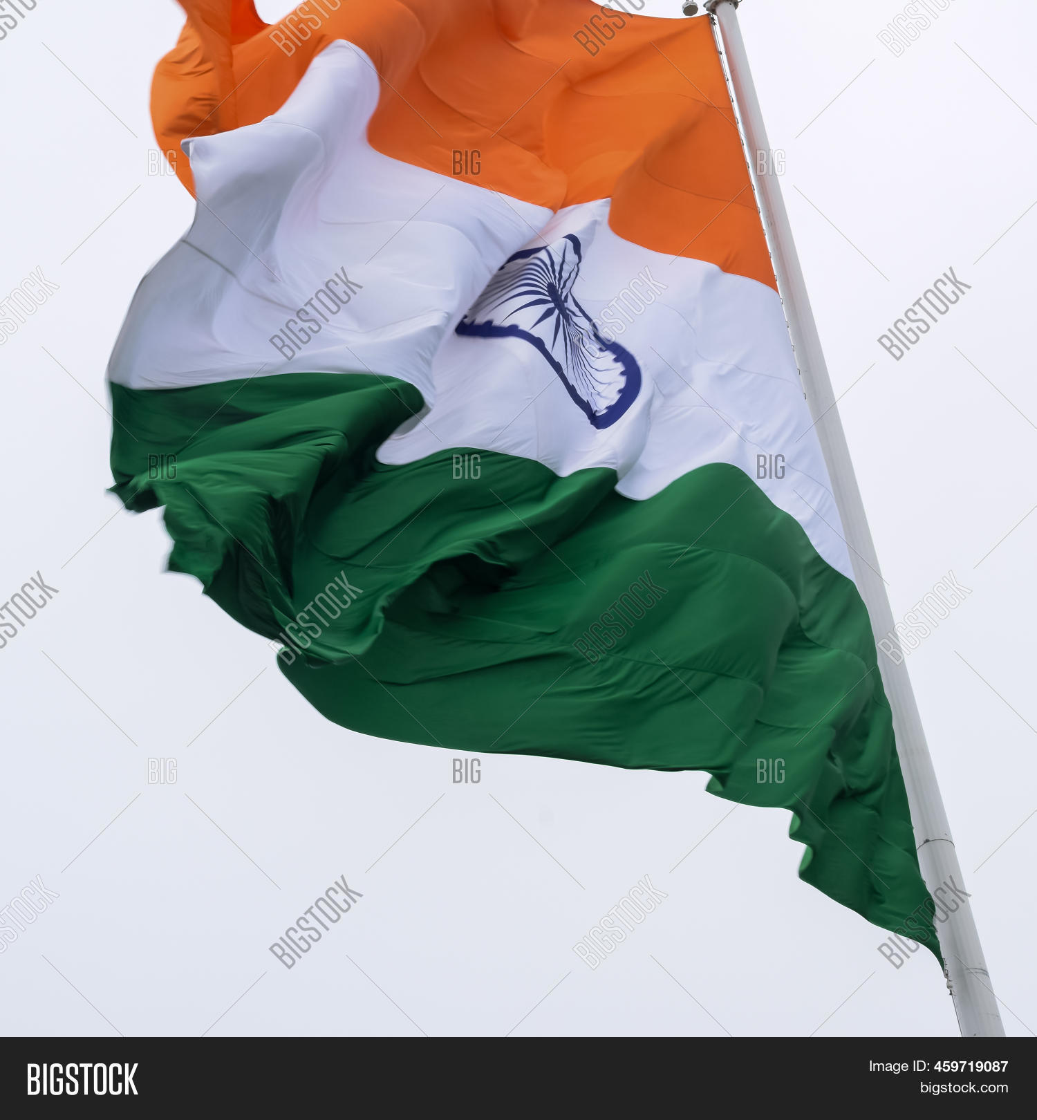 India Flag Flying High Image & Photo (Free Trial) | Bigstock