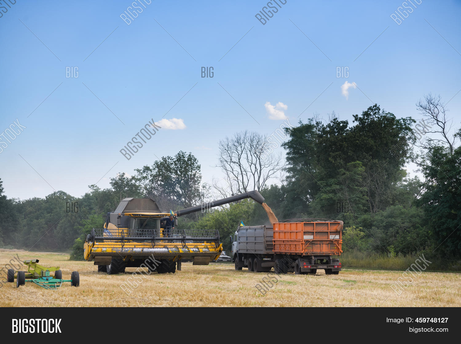 Combine Harvester Image & Photo (Free Trial) | Bigstock