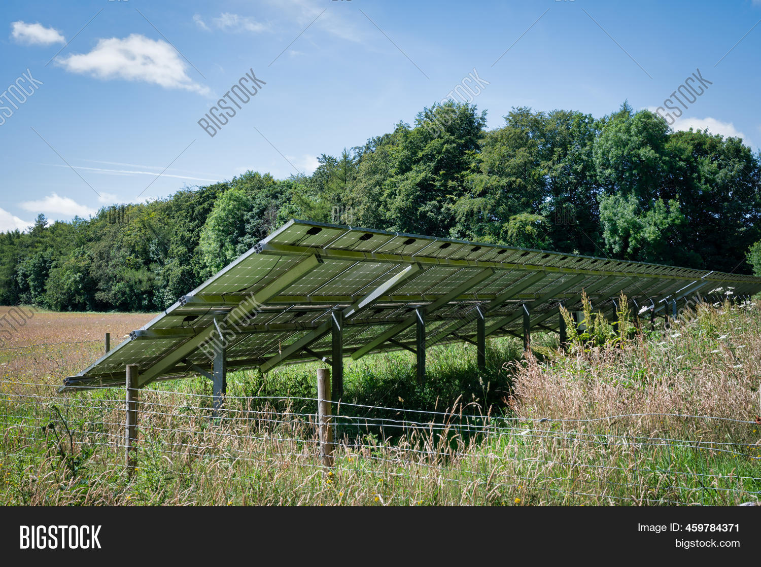 Row Solar Panels Image & Photo (Free Trial) | Bigstock