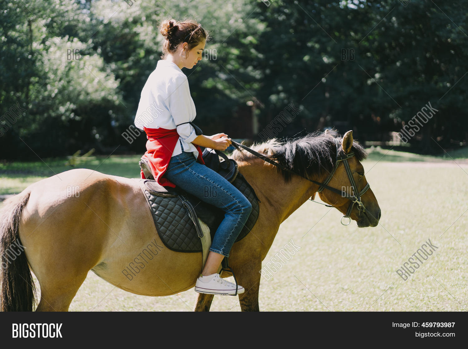 Beautiful Woman Rides Image & Photo (Free Trial) | Bigstock