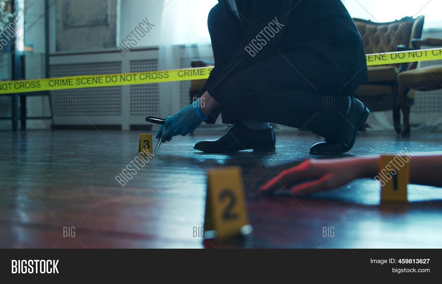 Detective Collecting Image & Photo (Free Trial) | Bigstock