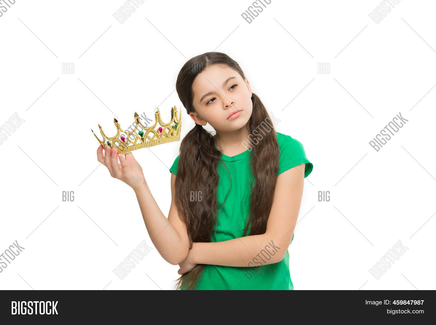 Kid Wear Golden Crown Image & Photo (Free Trial) | Bigstock