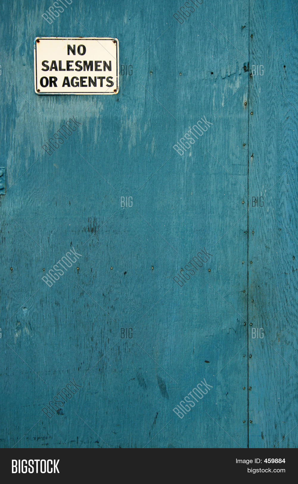 No Salesmen Sign Image & Photo (Free Trial) | Bigstock