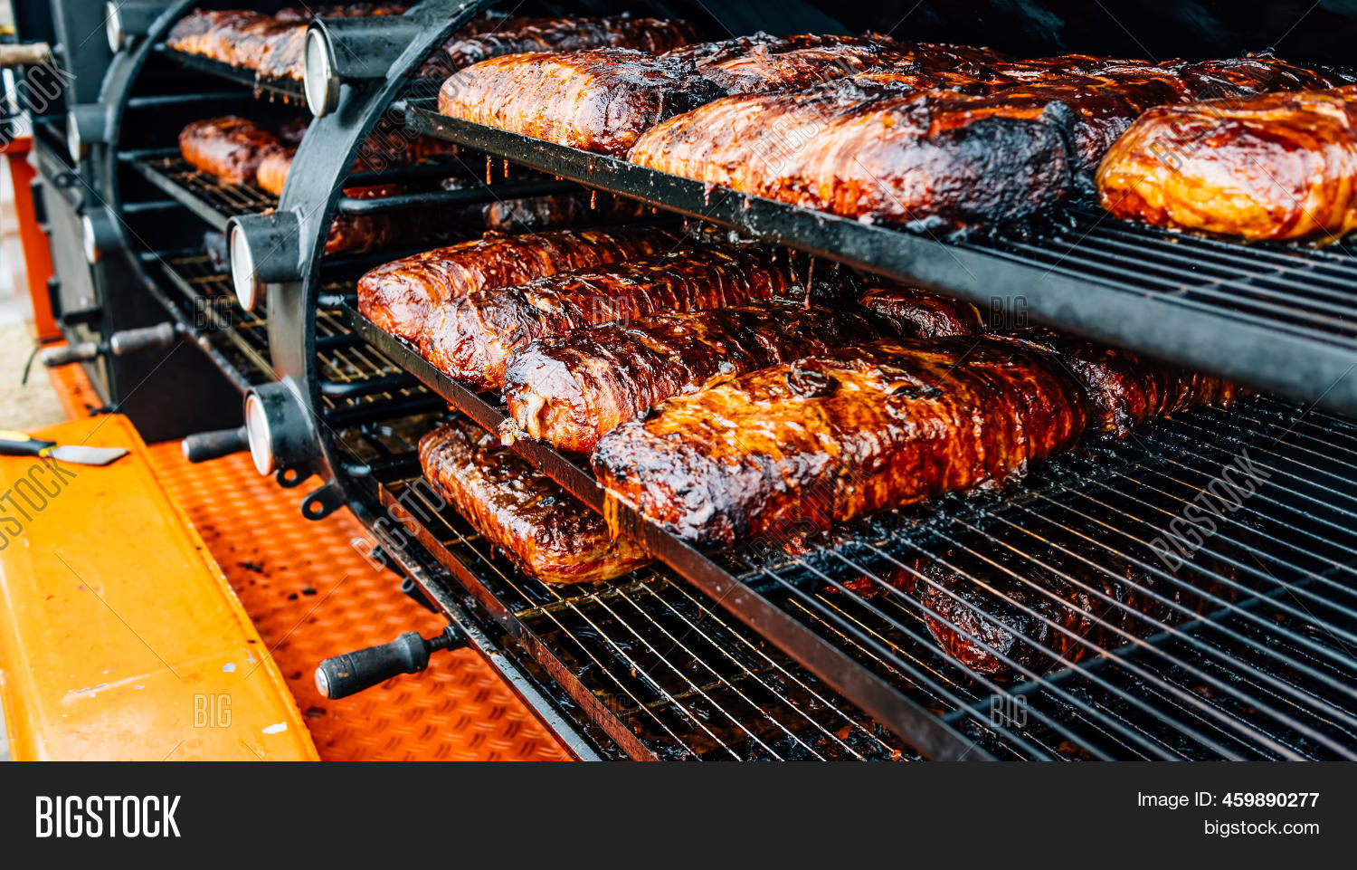 Large Barbecue Smoker Image & Photo (Free Trial) | Bigstock