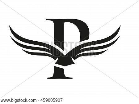 Letter P Wing Logo Vector & Photo (Free Trial) | Bigstock