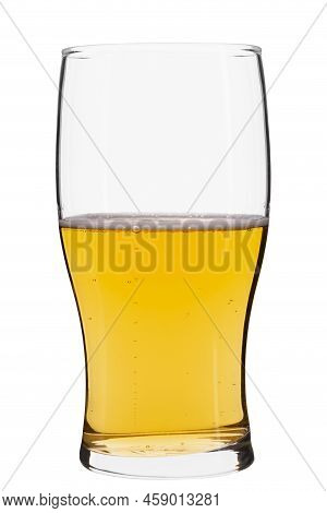 Half Empty Beer Glass