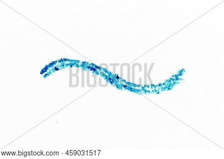 Blue Color Crayon Hand Image & Photo (Free Trial) | Bigstock