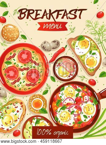 Breakfast Menu Vector & Photo (Free Trial) | Bigstock