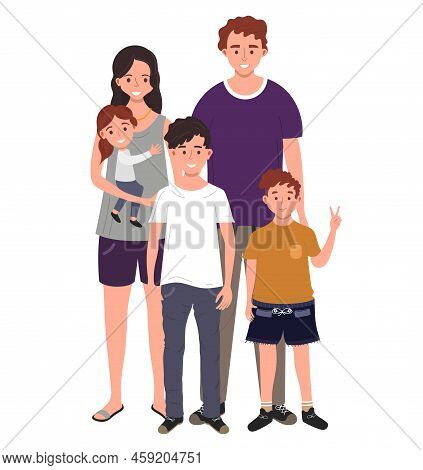 Happy Family. Father Vector & Photo (Free Trial) | Bigstock