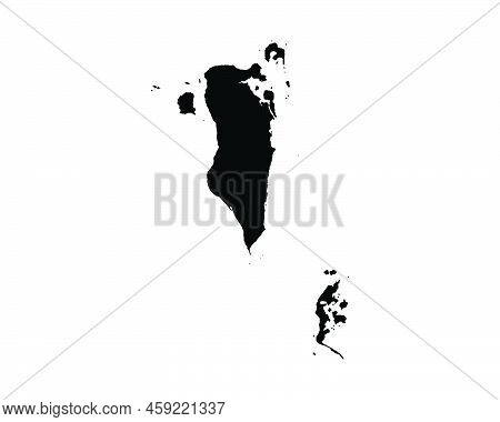 Bahrain Map. Bahraini Vector & Photo (Free Trial) | Bigstock
