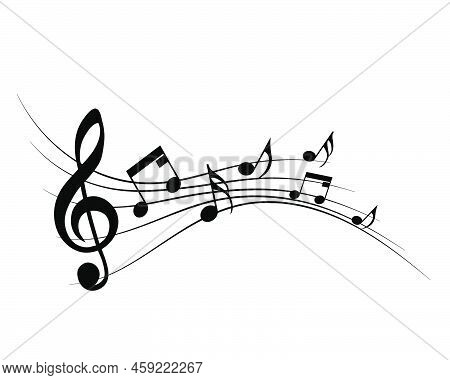 Musical Notes Shadow. Vector & Photo (Free Trial) | Bigstock