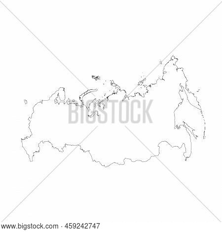 Russia Country Thin Vector & Photo (Free Trial) | Bigstock