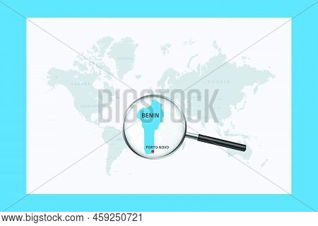 Map Benin Political Vector & Photo (Free Trial) | Bigstock