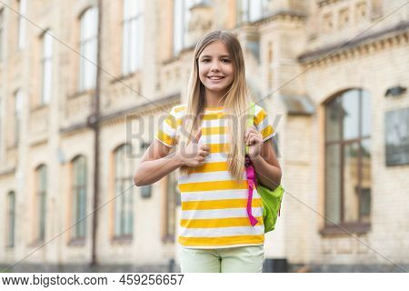 Happy Girl Pupil Image & Photo (Free Trial) | Bigstock