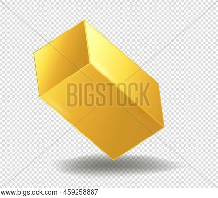 Golden Figure Cuboid Vector & Photo (Free Trial) | Bigstock