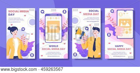Social Media Day Vector & Photo (Free Trial) | Bigstock