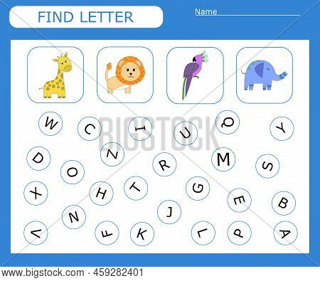 Find First Letter Vector & Photo (Free Trial) | Bigstock