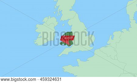 Map Wales Pin Country Vector & Photo (Free Trial) | Bigstock