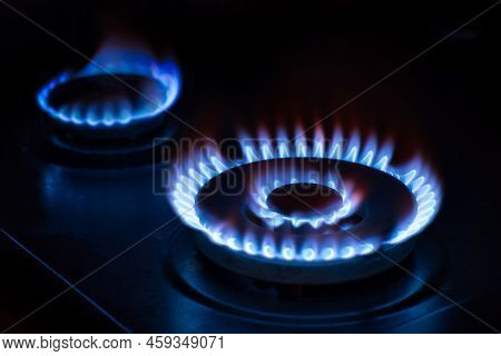 Natural Gas Burning On Image & Photo (Free Trial) | Bigstock