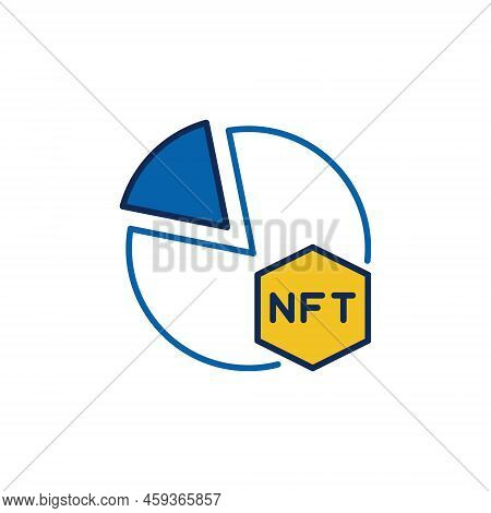 Pie-chart Nft Colored Vector & Photo (Free Trial) | Bigstock