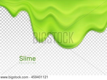 Melting Green Slime Vector & Photo (Free Trial) | Bigstock