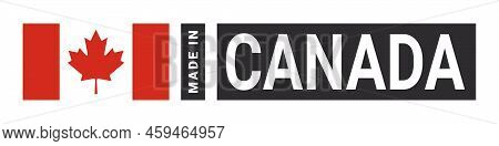 Made Canada Label Vector & Photo (Free Trial) | Bigstock