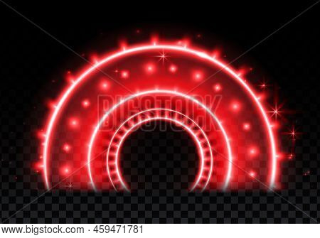 Red Magic Arc. Vector & Photo (Free Trial) | Bigstock