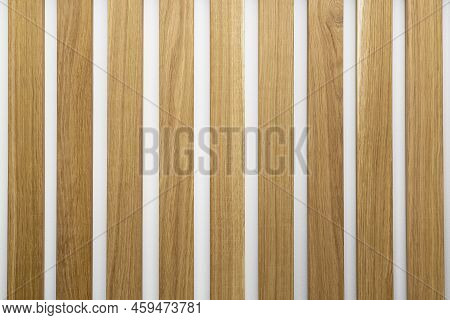 Wooden Slats On White Image & Photo (Free Trial) | Bigstock