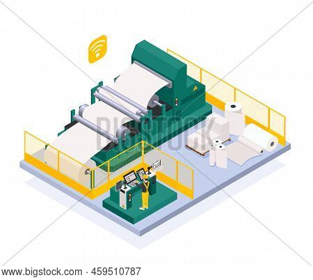 Paper Production Vector & Photo (Free Trial) | Bigstock