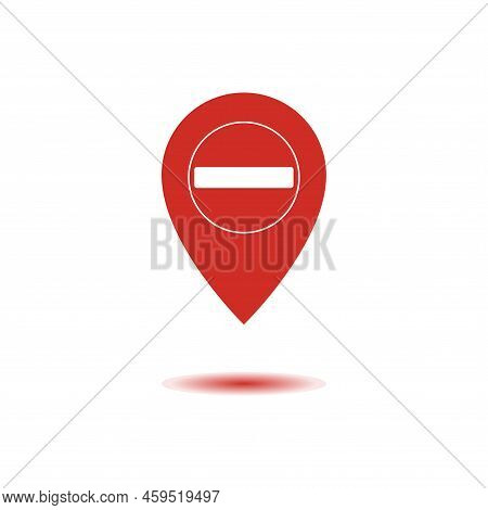 Set Map Pointer Stop Vector & Photo (Free Trial) | Bigstock
