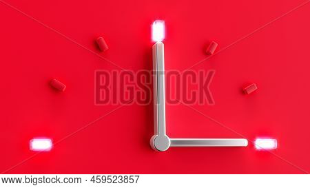 Clock Shows 3 O Clock Image & Photo (Free Trial) | Bigstock