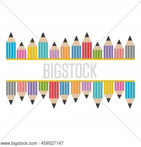 Set Colored Pencils Vector & Photo (Free Trial) | Bigstock