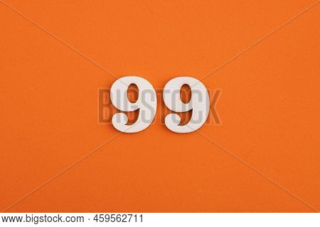 Number 99 - On Orange Image & Photo (Free Trial) | Bigstock