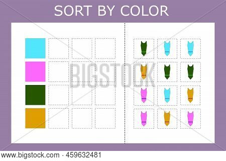 Sort Clothes By Color Vector & Photo (Free Trial) | Bigstock
