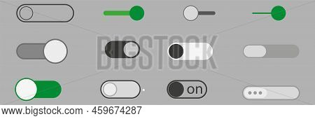 On Off Toggle 벡터 및 사진(무료 체험) | Bigstock