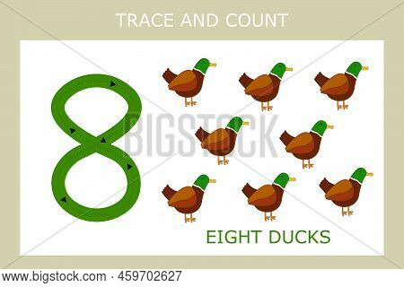 Number Eight Stroke Vector & Photo (Free Trial) | Bigstock