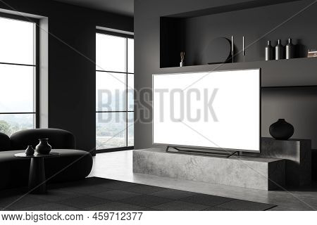 Dark Lounge Interior Image & Photo (Free Trial) | Bigstock